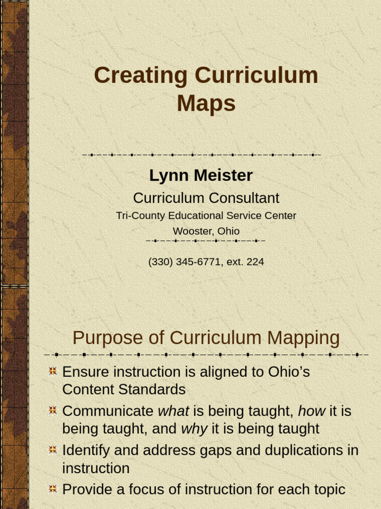Creating Curriculum Maps | PDF | Educational Assessment | Curriculum