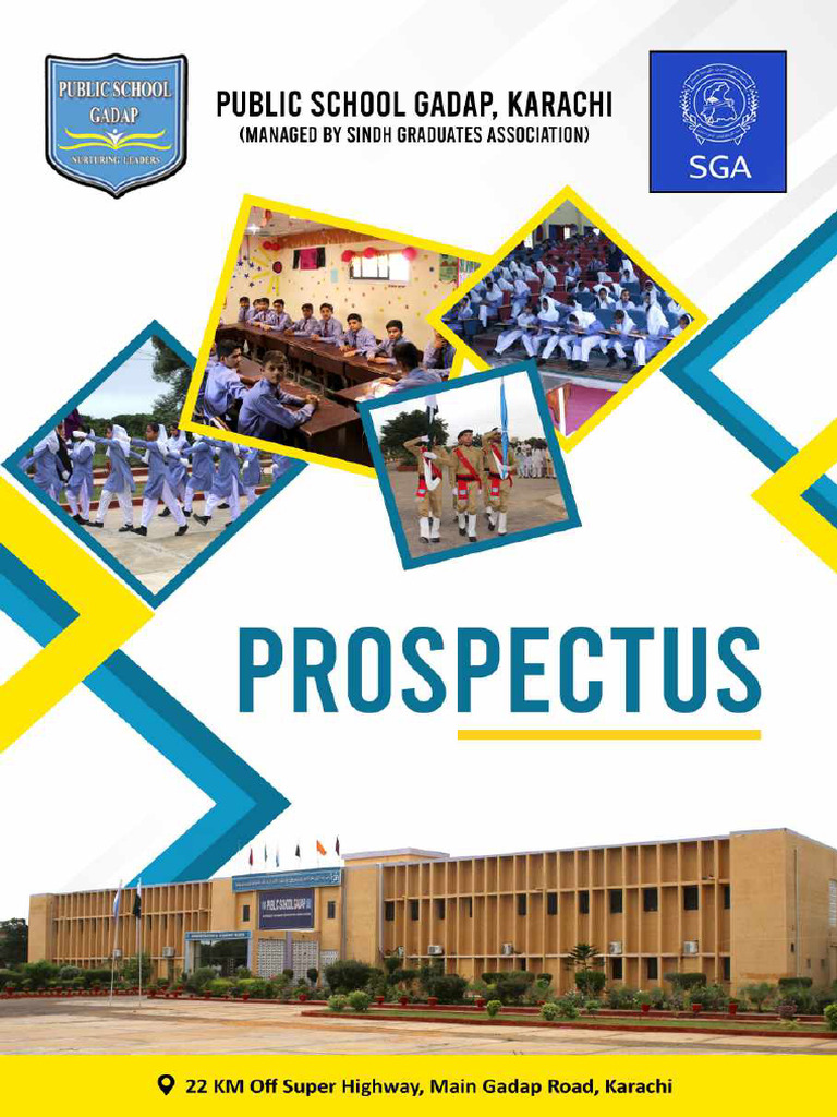 Prospectus Public School Gadap Karachi | PDF