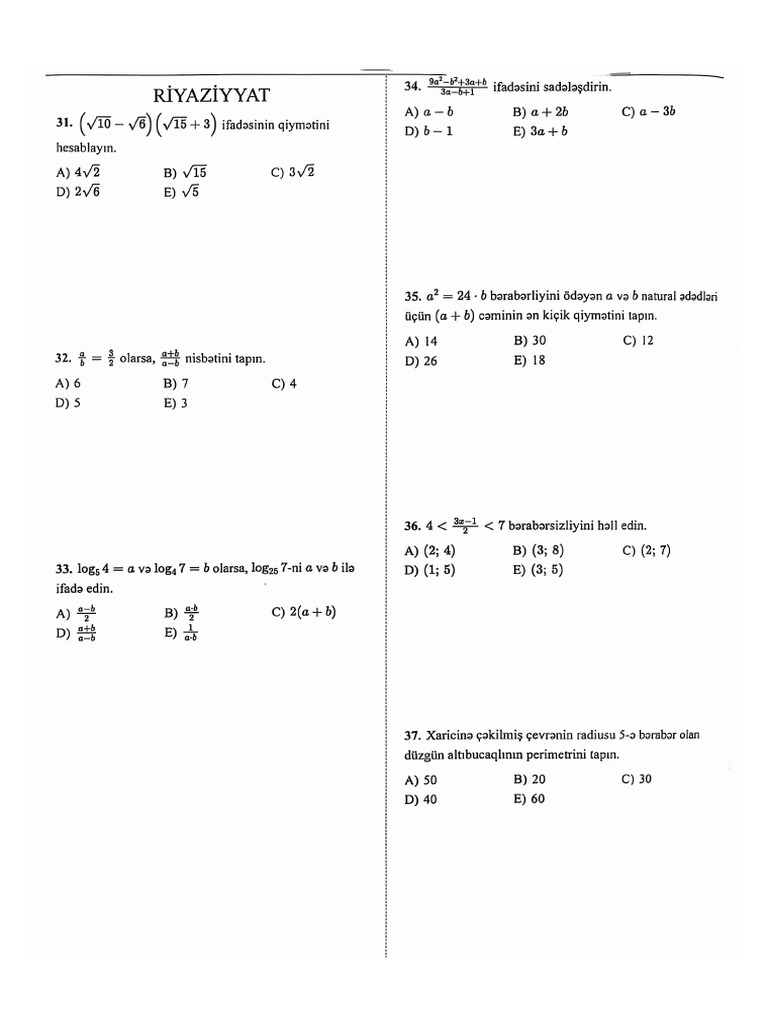 26.01.2025 Otk 11-Ci Sinif Buraxılış | PDF