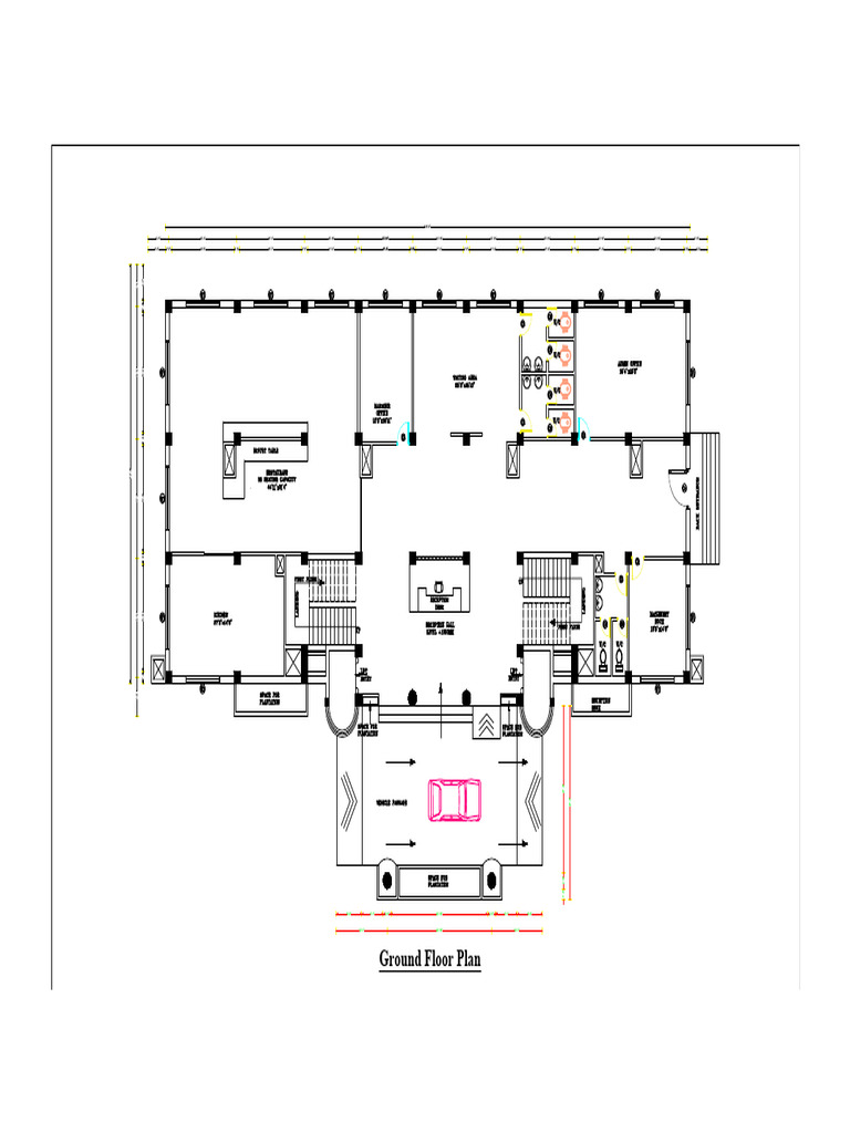 Detailed Ground Floor Plan Measurements | PDF