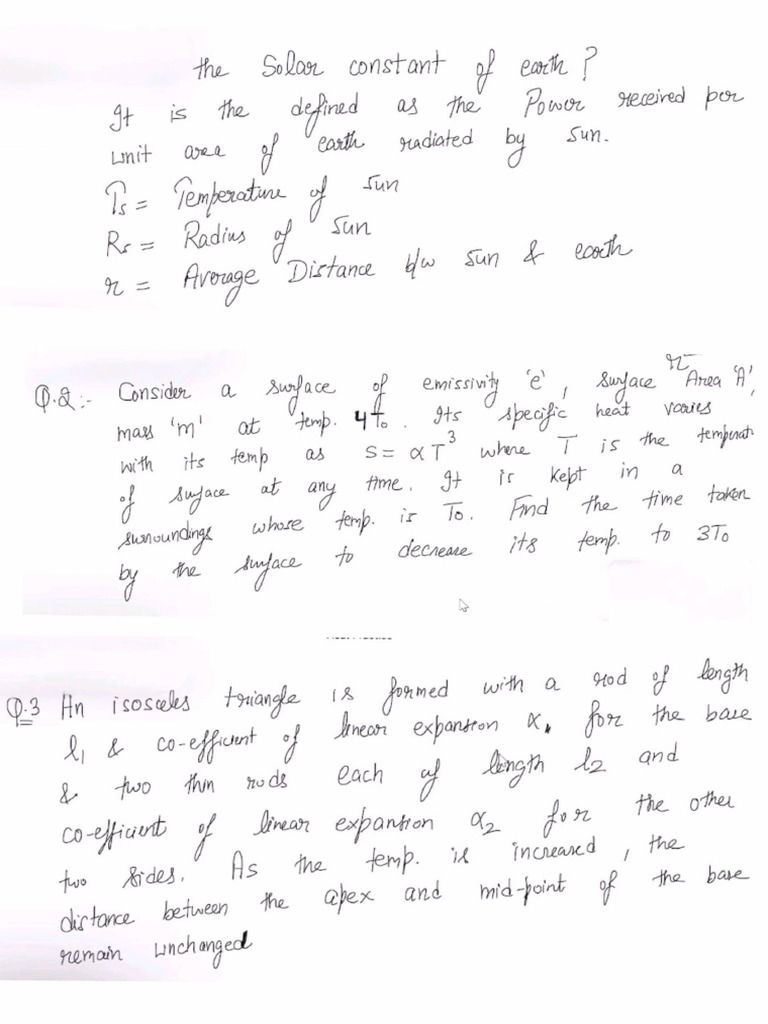 Physics Extra Questions | PDF