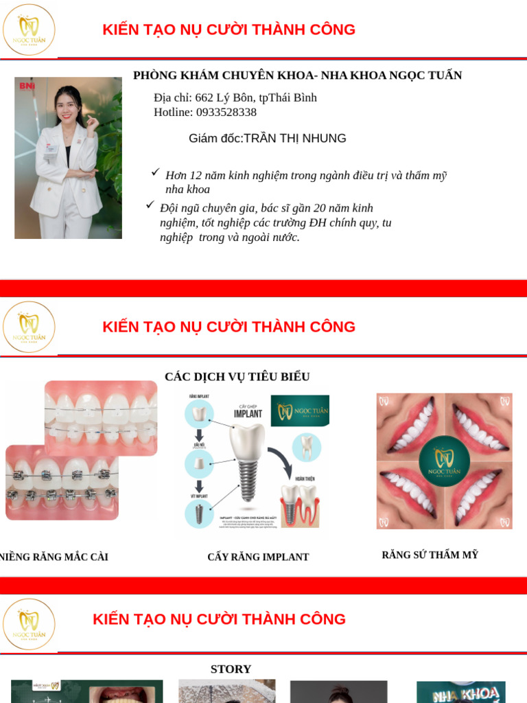 Bài 8 Phút - Nha Khoa Ngọc Tuấn | PDF