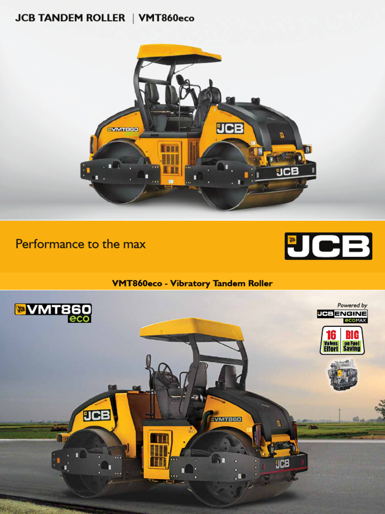 JCB Tandem Compactor | PDF | Brake | Engines