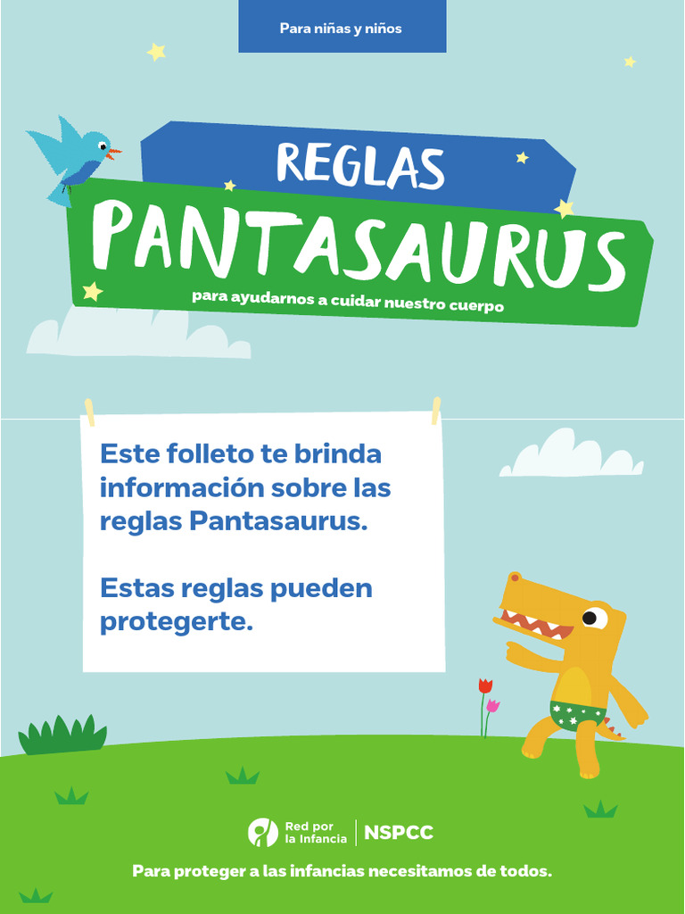 Reglas Pantasaurus: Seguridad Infantil | PDF