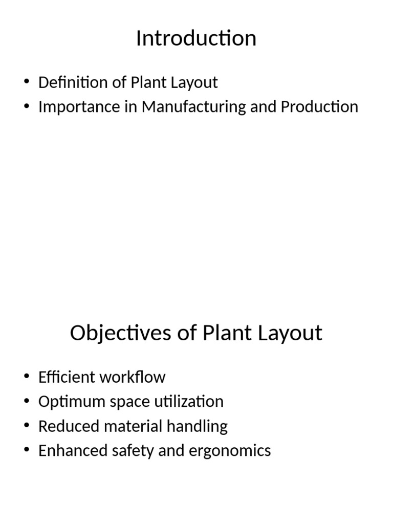 Principles of Plant Layout | PDF
