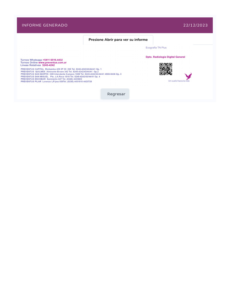 Generando Su Informe | PDF