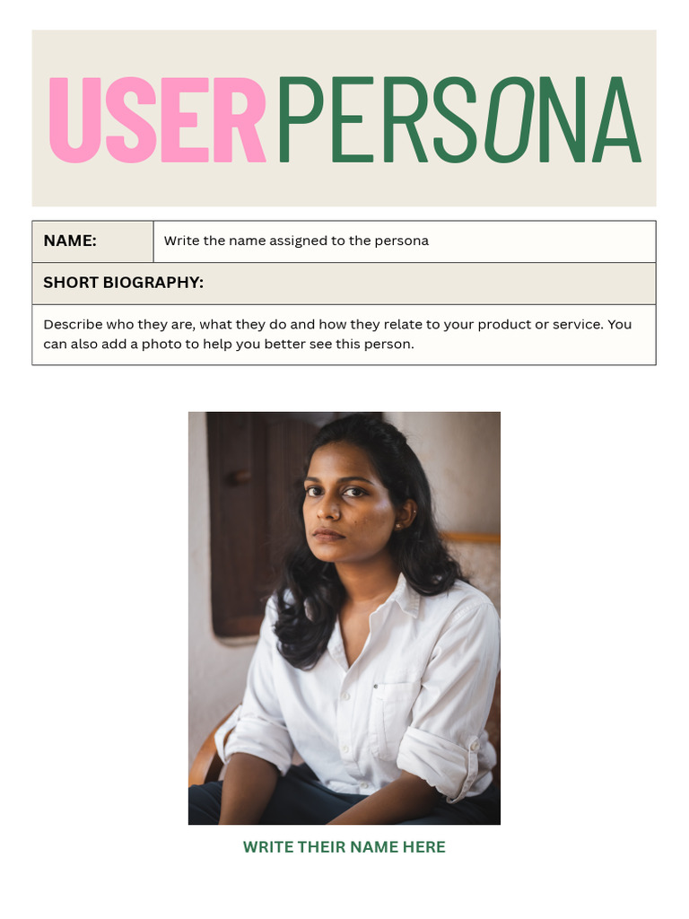 User Persona Doc | PDF