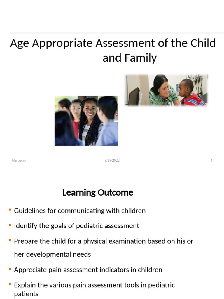 Age Appropriate Assessment of Child and Family | PDF | Pain | Opioid