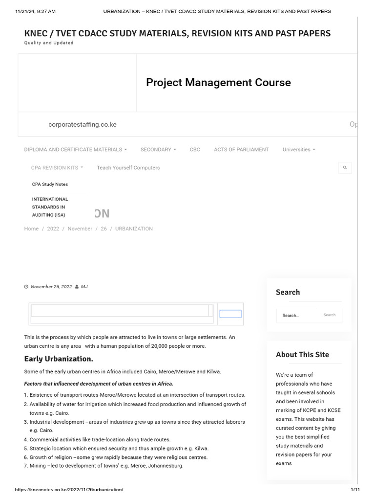TVET CDACC Past Papers and Resources | PDF | Athens | Cairo