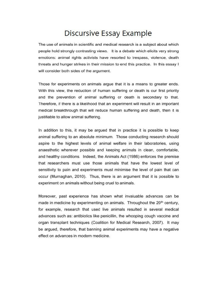 Top Ten Discursive Essay Topics | PDF