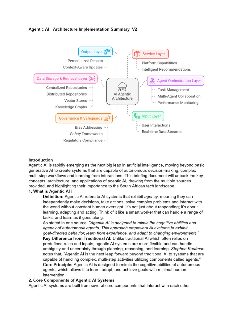 Agentic AI - Architecture Implementation Summary V2 | PDF | Artificial ...