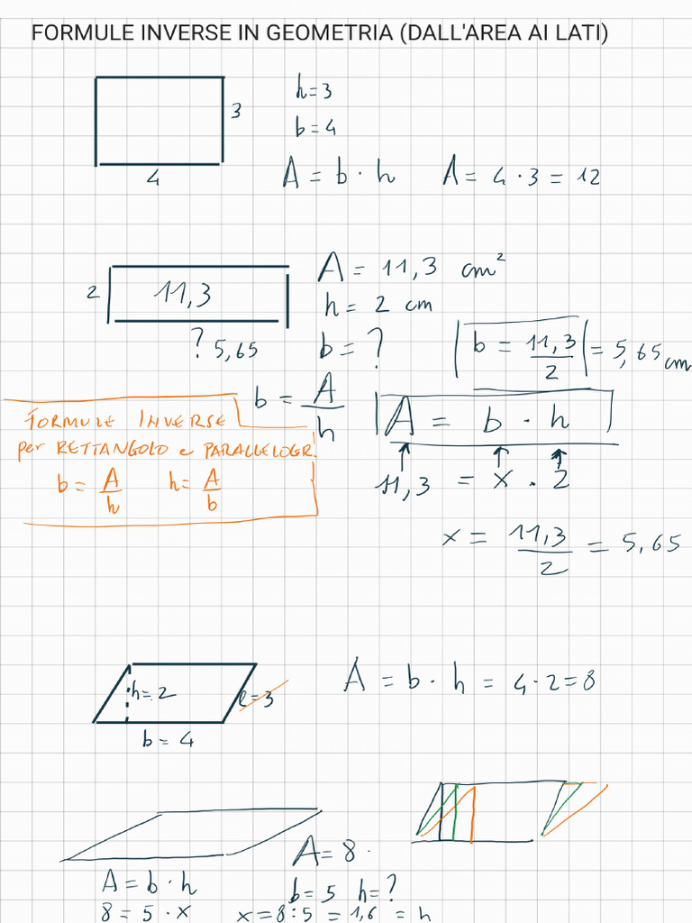Formule Inverse in Geometria | PDF