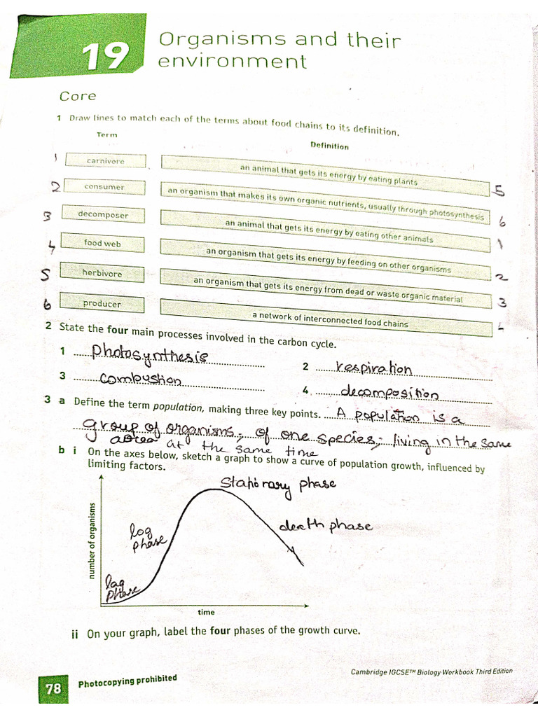 Biology Work Book | PDF