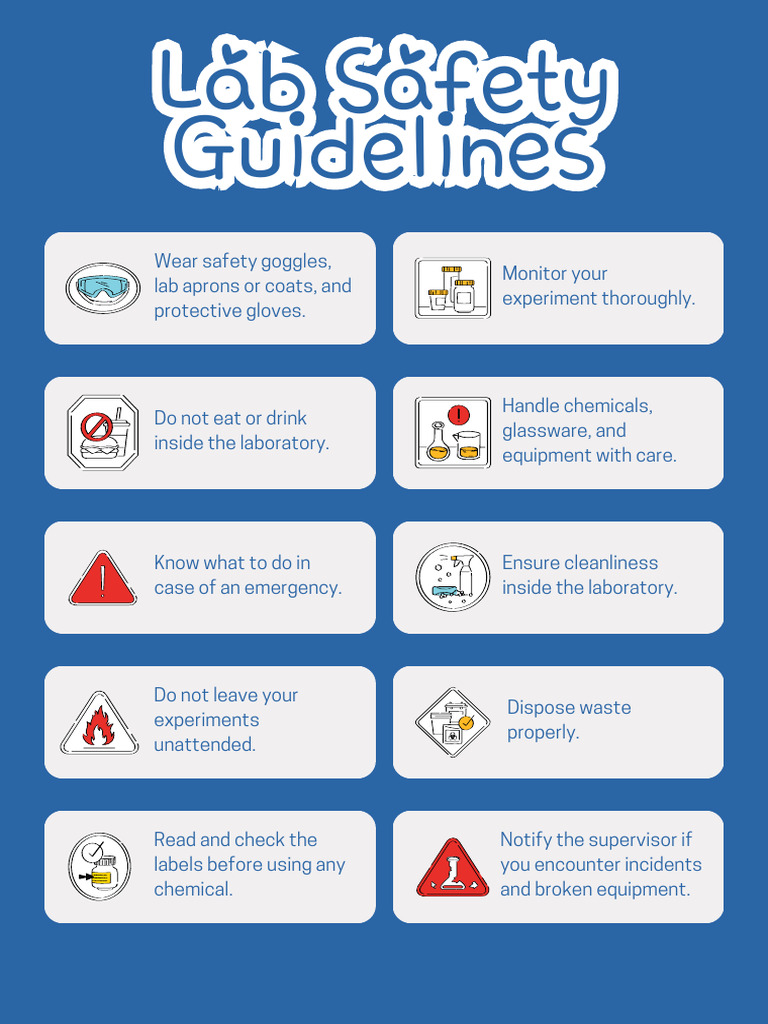 Essential Lab Safety Guidelines | PDF