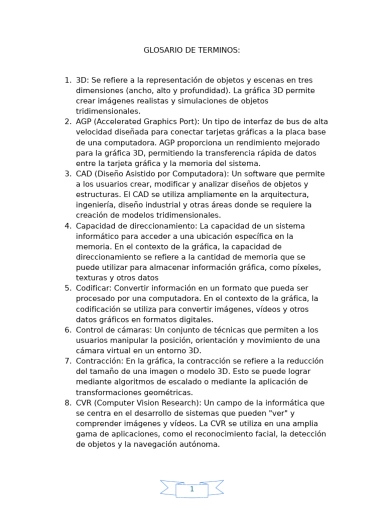 Glosario de Terminos | PDF | Color | Píxel