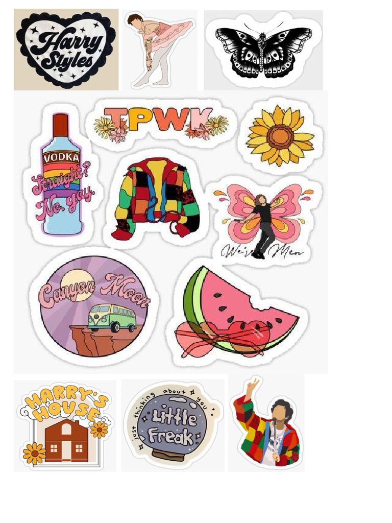 Stickers Harry Styles | PDF