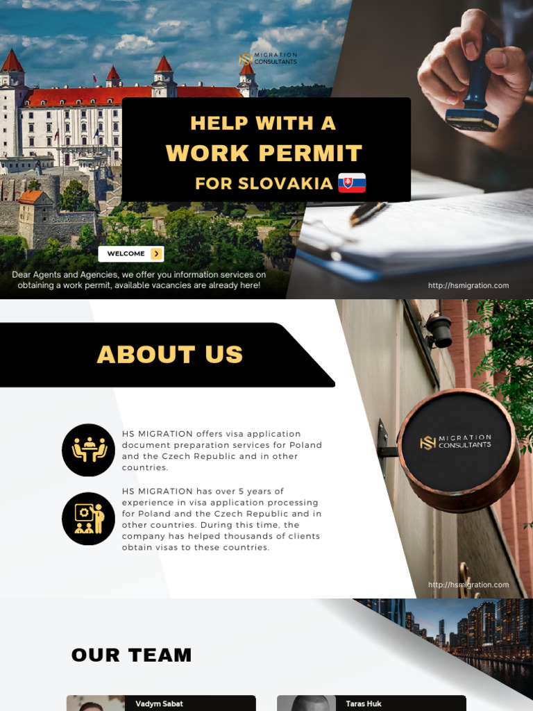 Help With a Work Permit for SLOVAKIA | PDF | Human Migration | Immigration