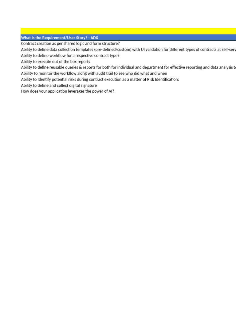 CLM - COTS Application Checklist | PDF | Mobile App | Information ...