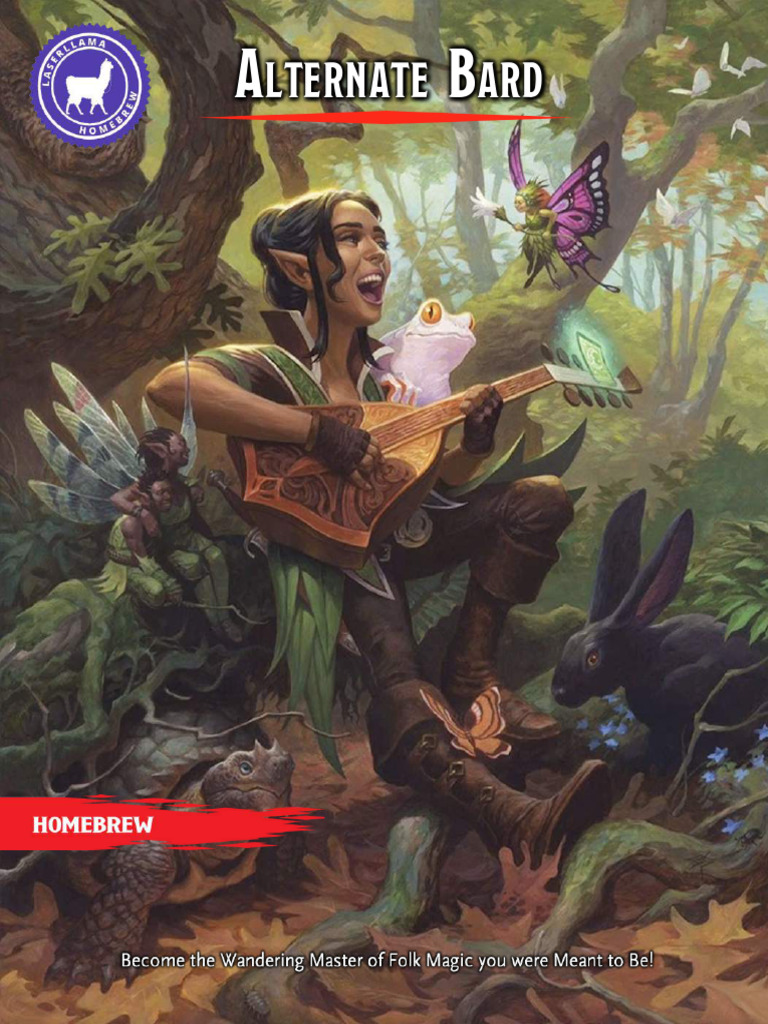 Bard Class Guide for Roleplaying Games | PDF