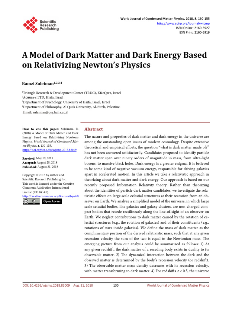 DARK MATTER AND ENERGY NLM | PDF | Dark Matter | Dark Energy