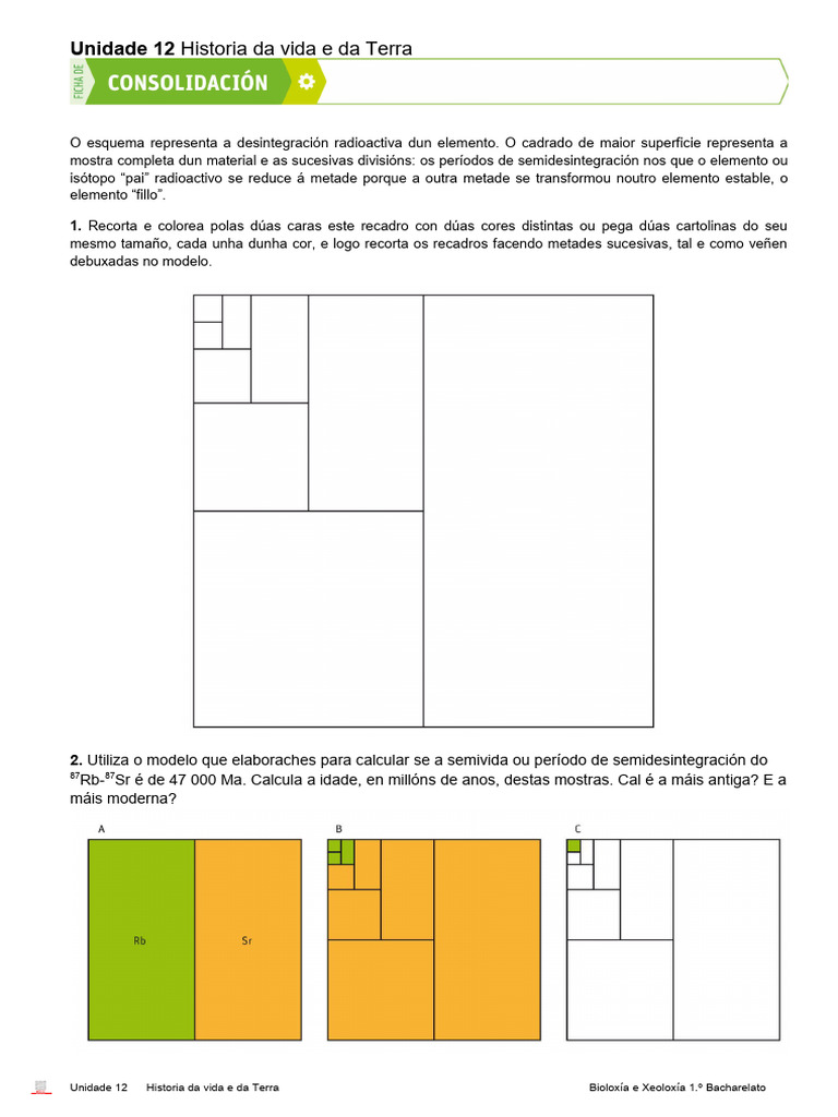 Datacion Absoluta Actividade | PDF
