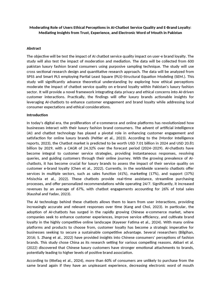 Research Proposal Example | PDF | Brand | Statistics