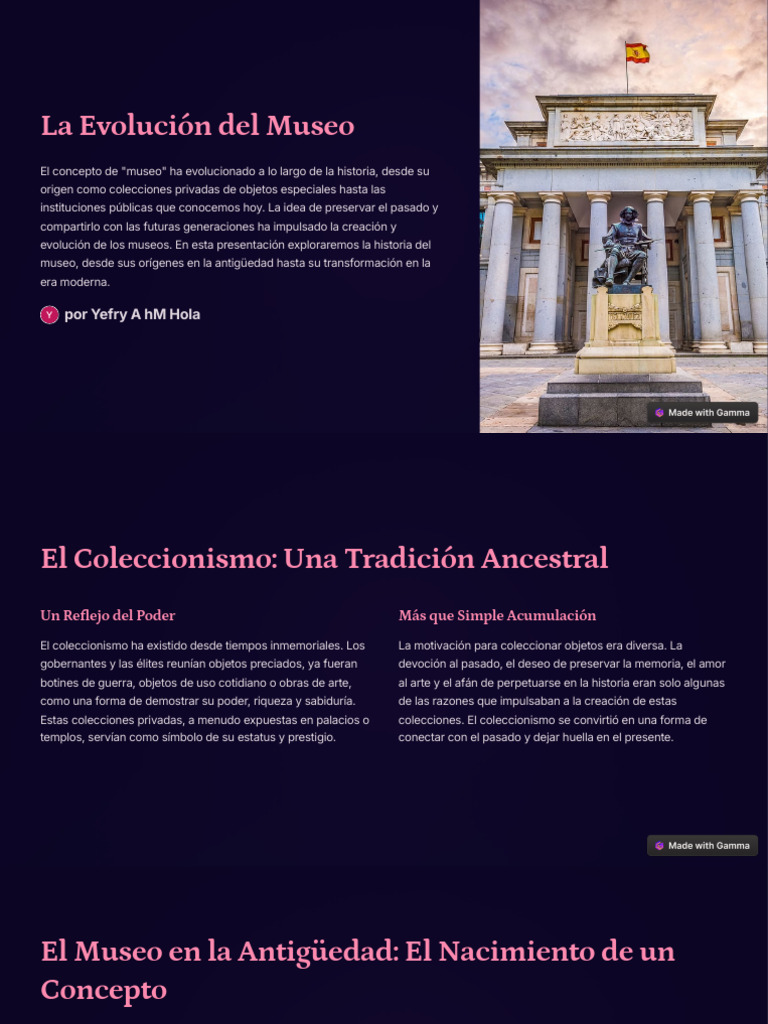 La Evolucion Del Museo | PDF | Museo | Renacimiento
