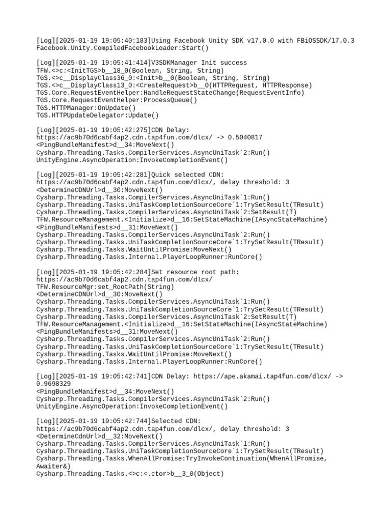 Log 20250119190540 | PDF | Computer Programming | Software Engineering
