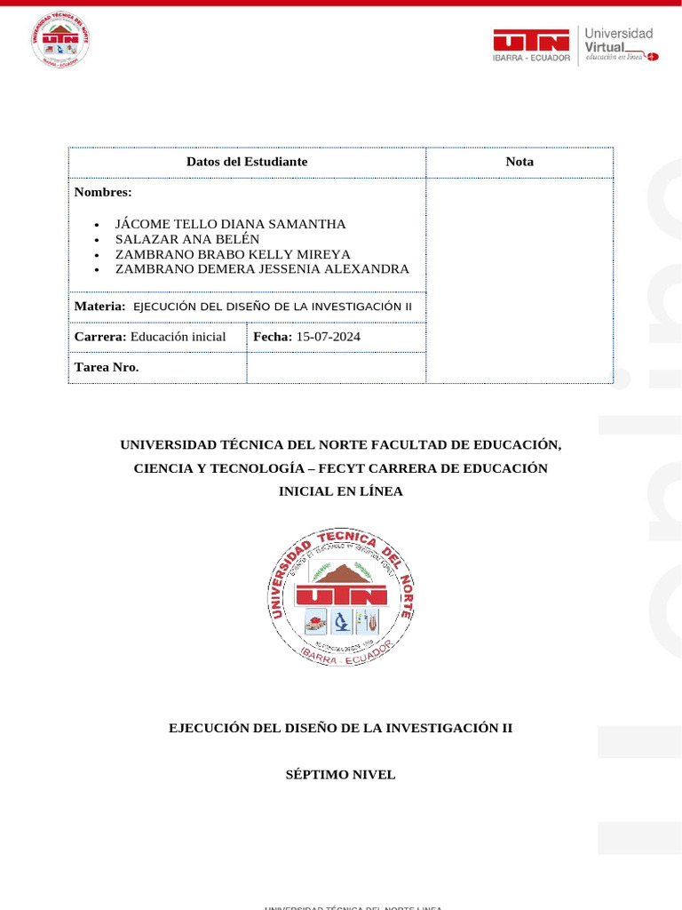 Formato Tareas | PDF