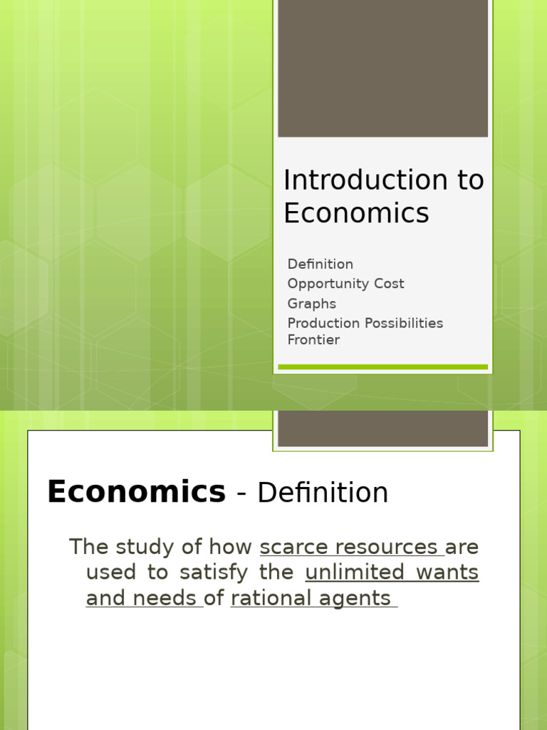 Chapter 1 - Introduction To Microeconomics | PDF | Economics ...