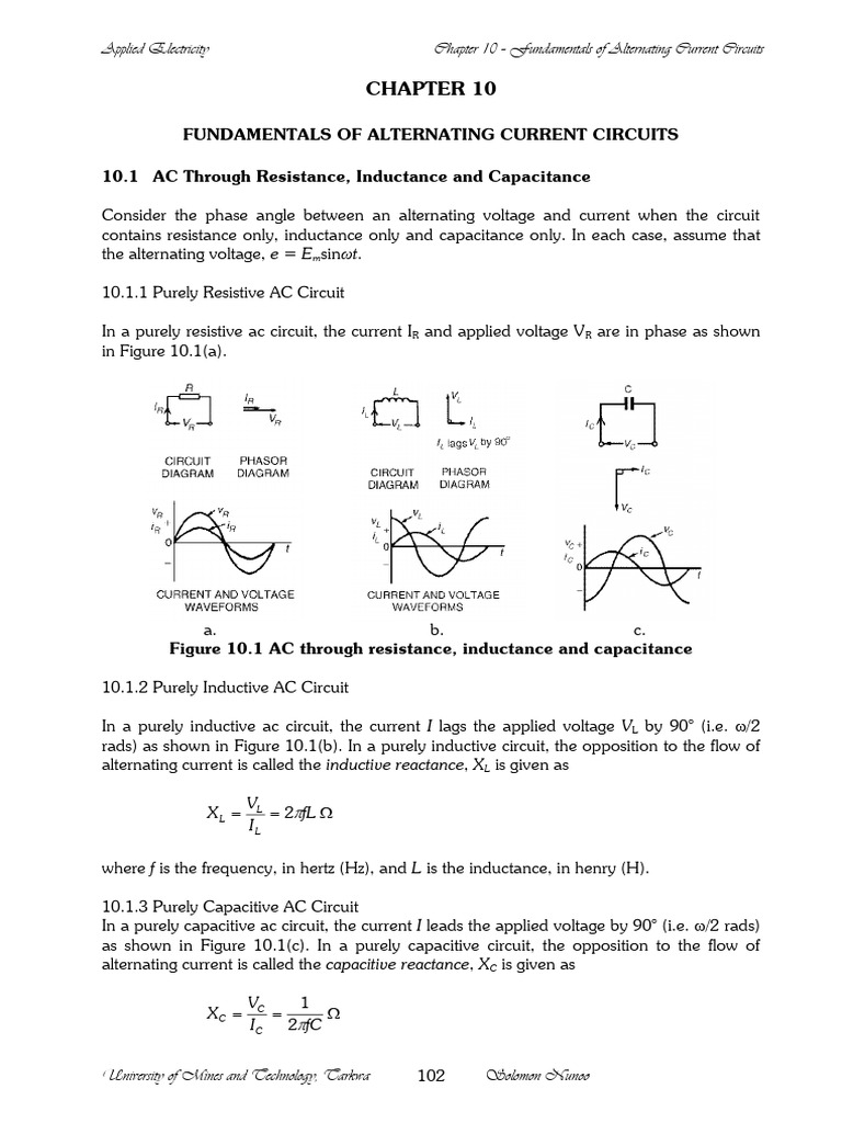 12. Chapter 10 | PDF | Ac Power | Electrical Impedance