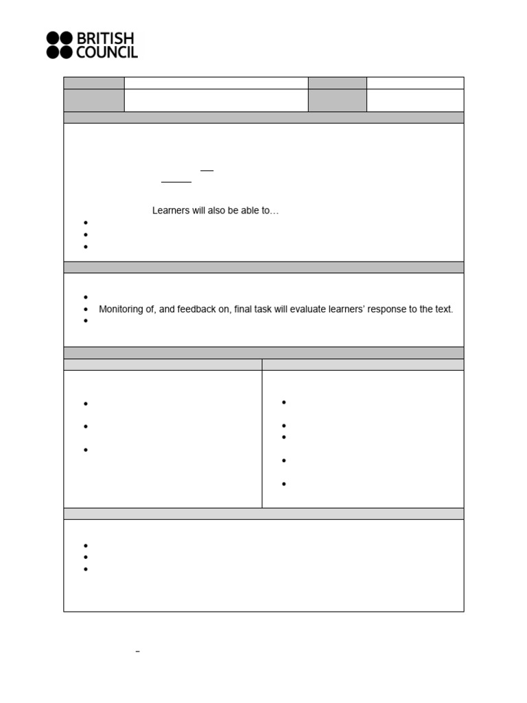 DEMO CLIL Lesson Plan | PDF | Learning | Educational Assessment