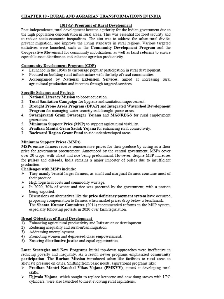 paper 2 CHAPTER 10 | PDF | Cost Of Living | Agriculture