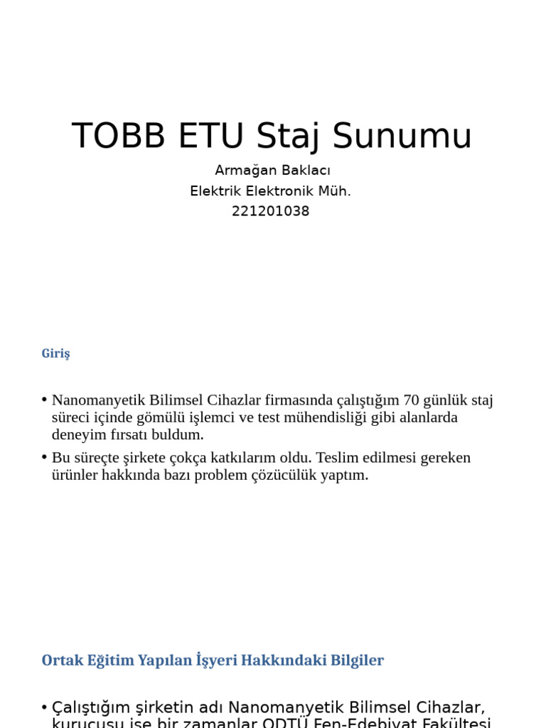 Sunum | PDF