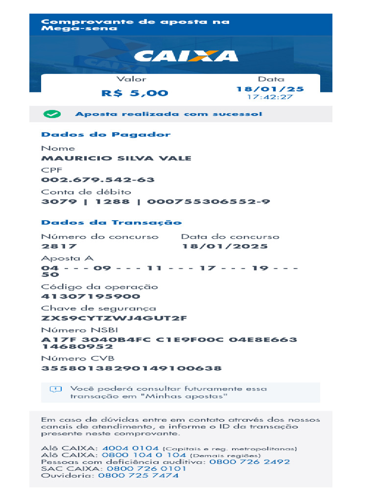 Comprovante2025 01 18 - 174234 | PDF