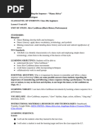 DK Lesson Plan - Funga Alafia | PDF | West Africa | Dances