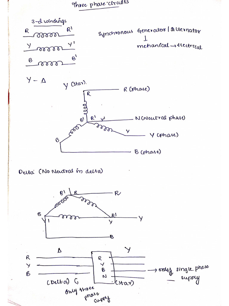 Three Phase Circuits | PDF