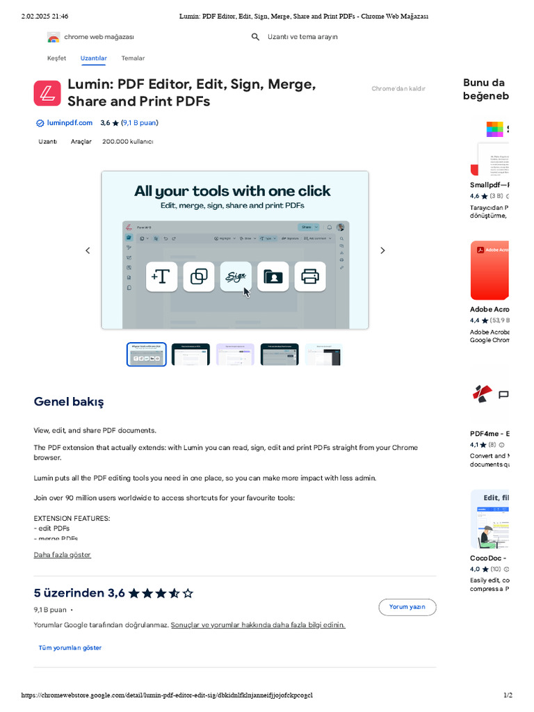 Lumin_ PDF Editor, Edit, Sign, Merge, Share and Print PDFs - Chrome Web ...