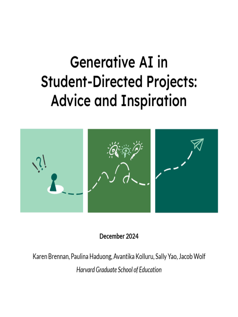 GenAI for Student Projects | PDF | Mentorship | Artificial Intelligence