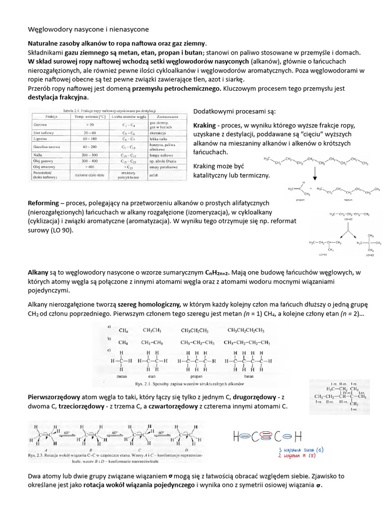 Alkany Zadania | PDF