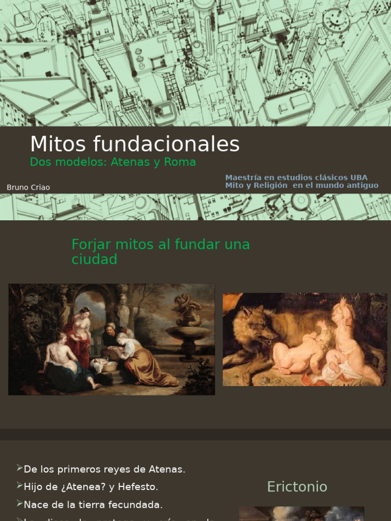 Mitos Fundacionales | PDF | Atenea | Eneas