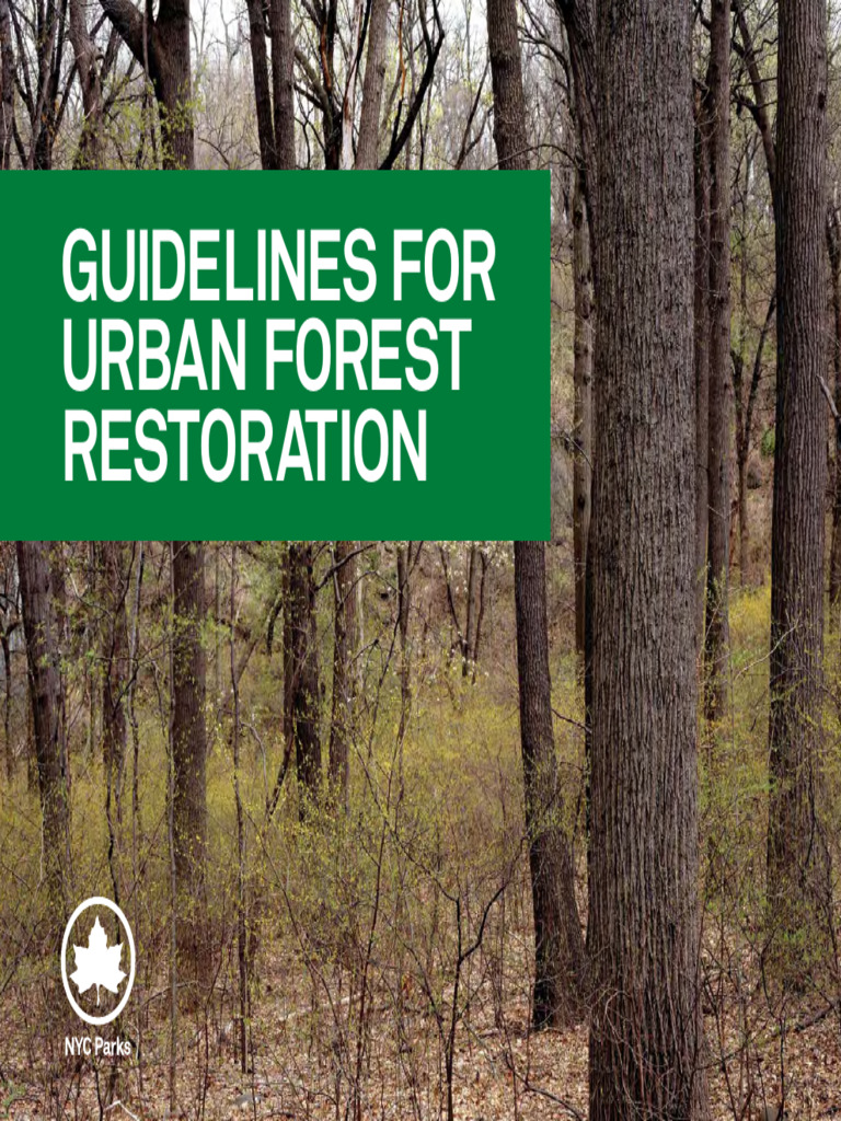 Guidelines To Urban Forest Restoration | PDF | Ecological Restoration ...