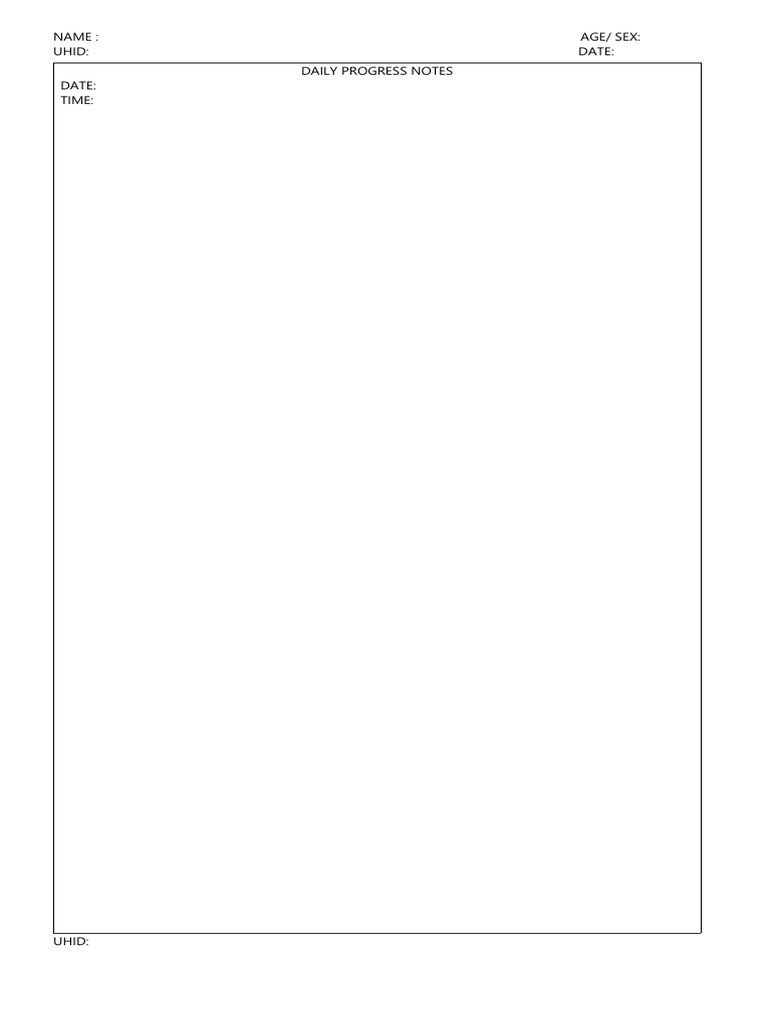 5 - Daily Progress Notes | PDF