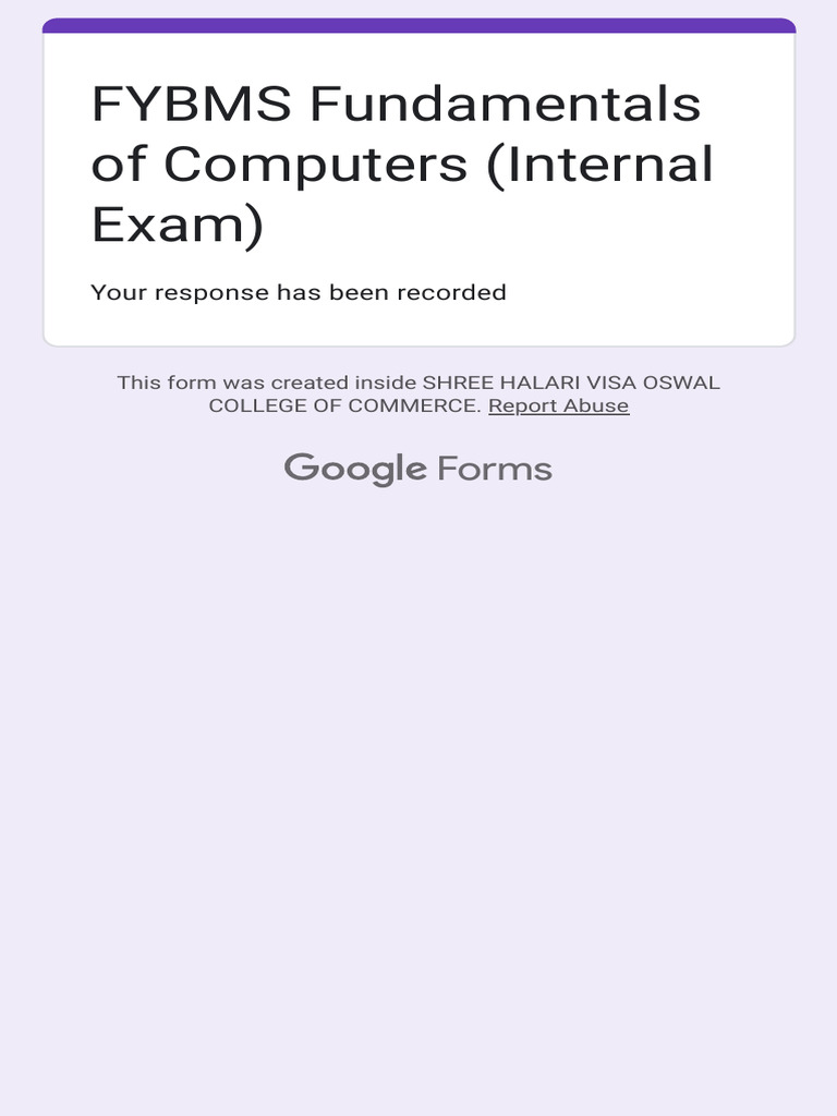 FYBMS Computers Exam Guide | PDF