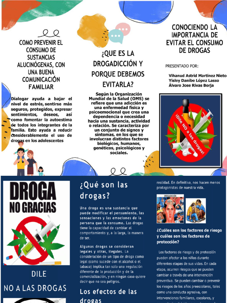 Folleto Drogas | PDF