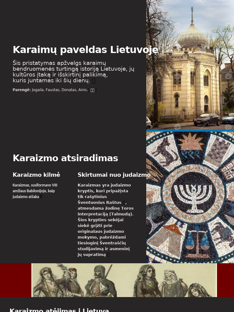 Karaimu Paveldas Lietuvoje | PDF