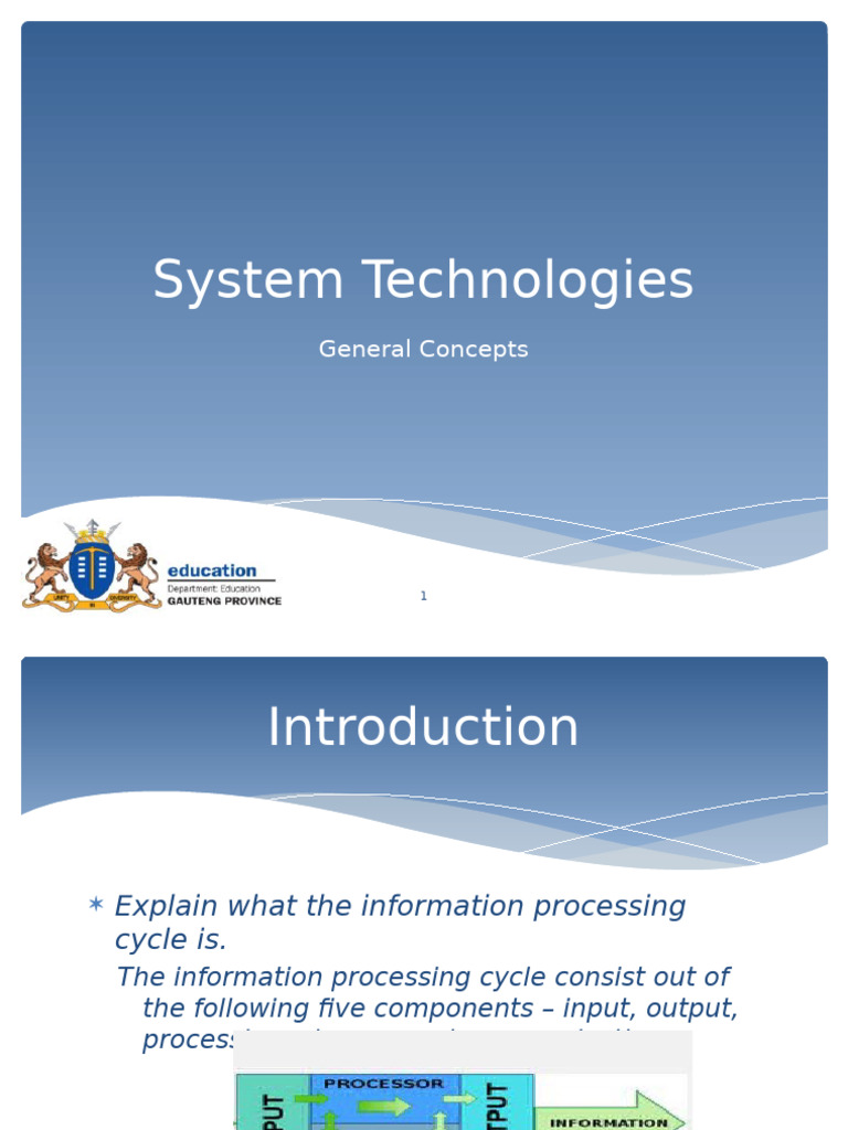 Grade 12 Term 1 Week1 - Lesson 1 - Types and Role | PDF | Information | Information Technology