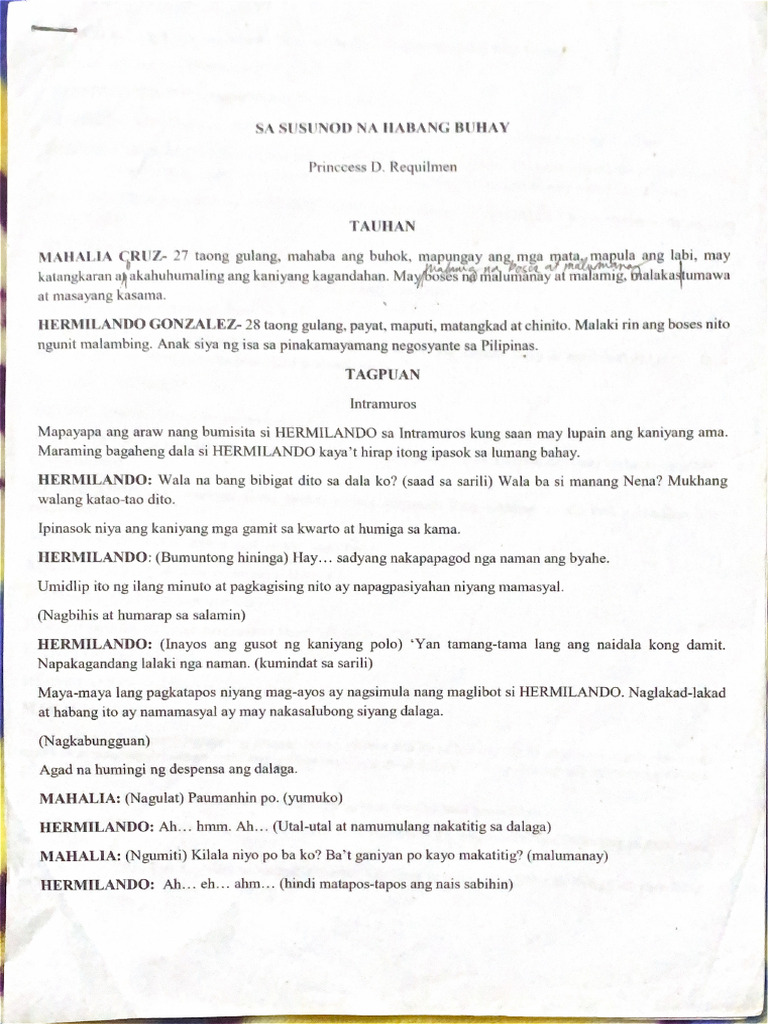 Sa Susunod Na Habang Buhay | PDF