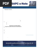 EISA Exam Guide for Pharmacist Assistants | PDF | Pharmacist