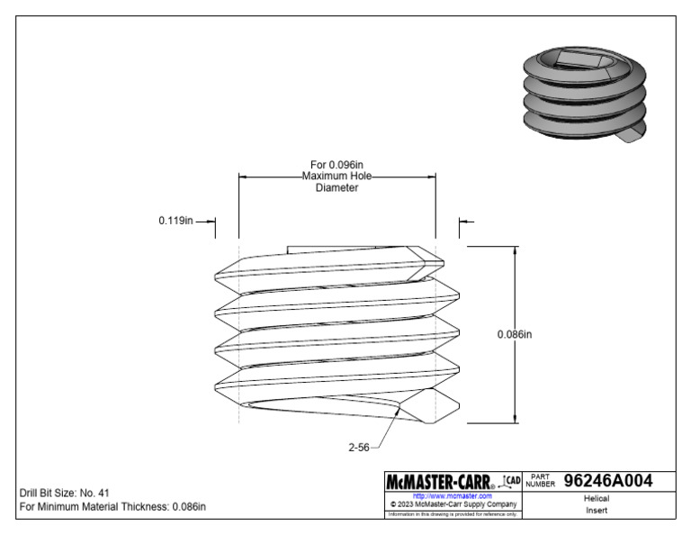 Helical Drill Bit Size Guide | PDF